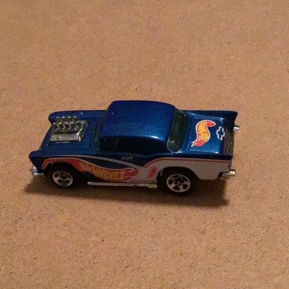 Hot Wheels | Toys | Vintage 976 Chevy 57 Hot Wheels Blue Car Whit ...